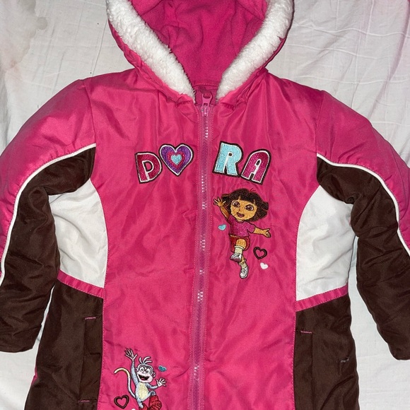 Nickelodeon | Jackets & Coats | Vintage Nickelodeon Pink And Brown ...